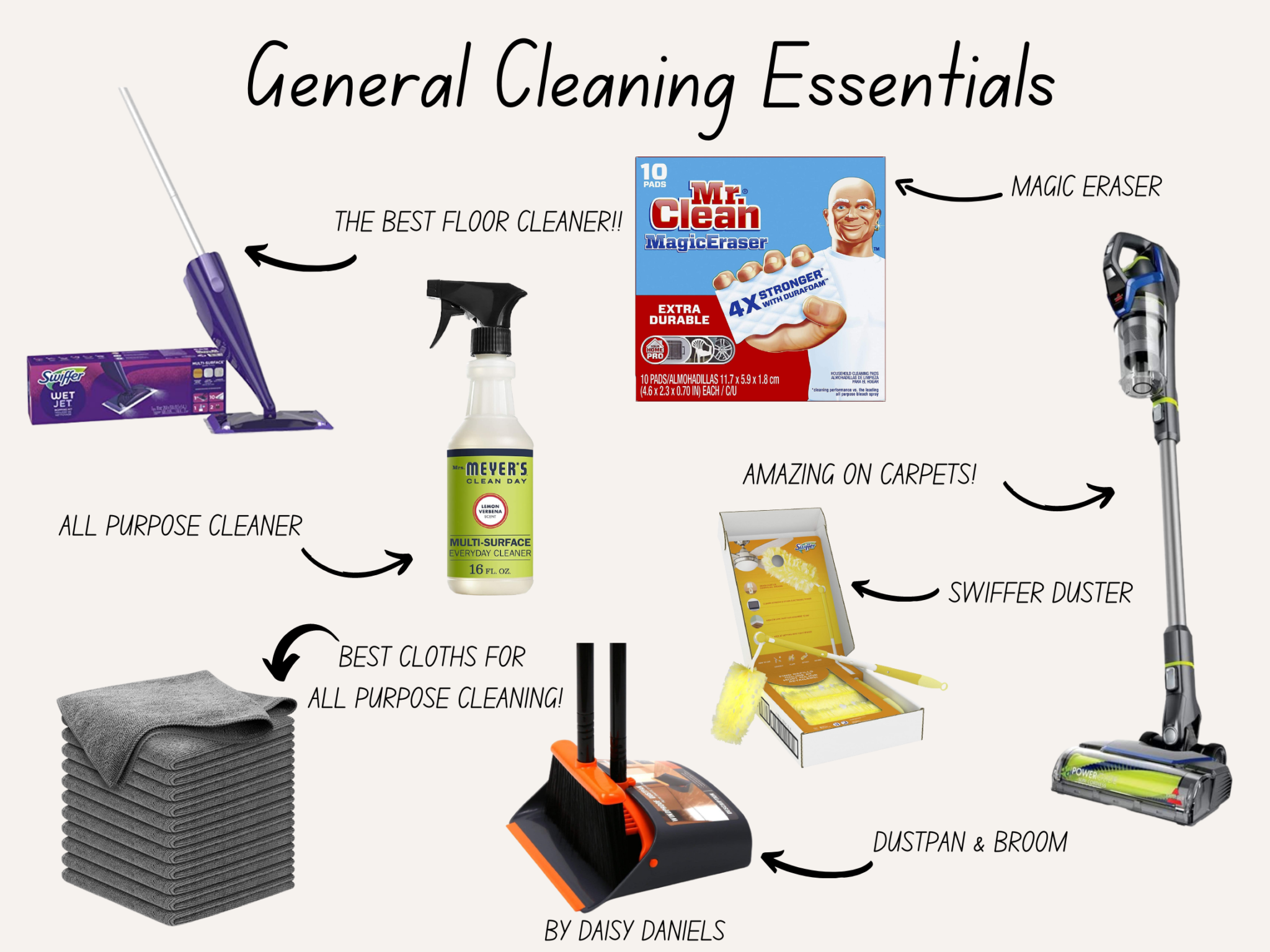 22 Must Have Apartment Cleaning Essentials